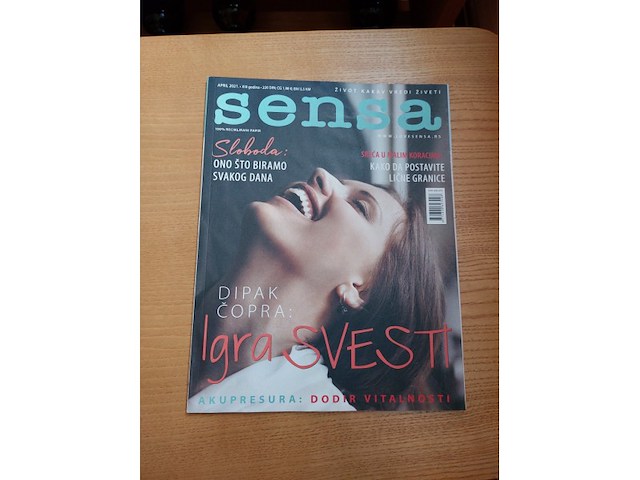 Časopis SENSA, april 2021.