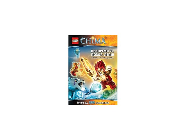 LEGO® CHIMA - Pripremi, se pozor, lepi! 290 nalepnica - LEGO® knjige