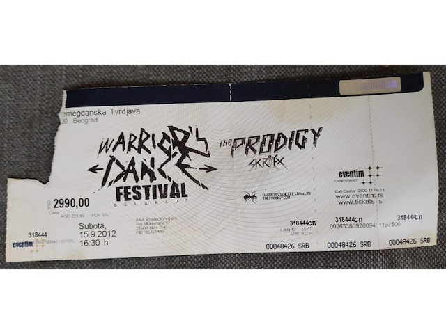 The Prodigy, Warriors Dance Festival 2012