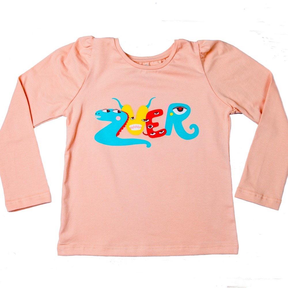 Majica ZVER (puder-roze)