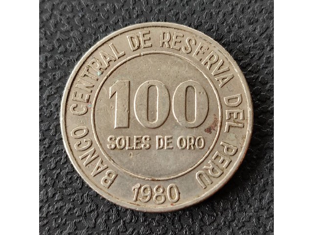 Peru 100 SOLES DE ORO 1980