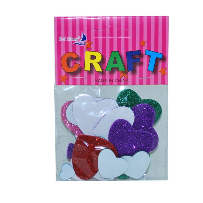 Craft eva gliter srca