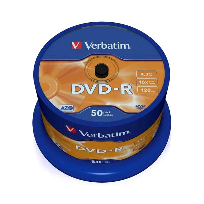 DVD-R Verbatim 1/50 štap