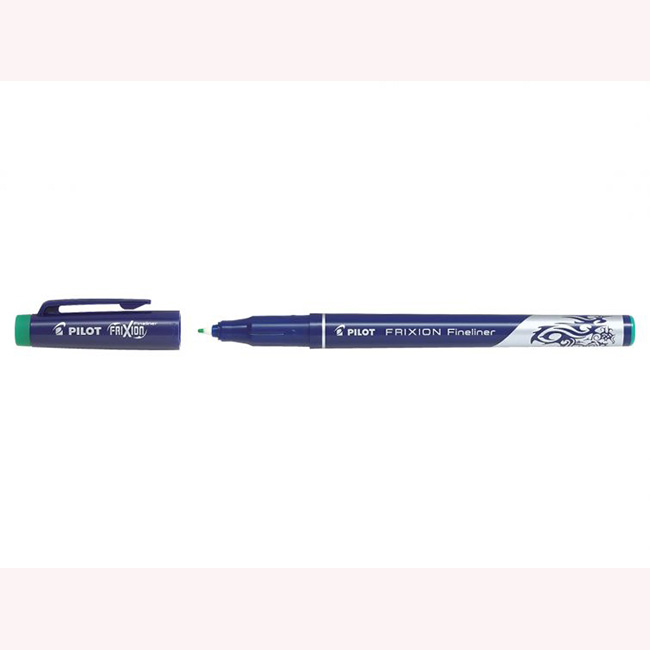 Flomaster Pilot Frixion fineliner zeleni
