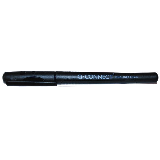 Flomaster Q-Connect 0,4 crni
