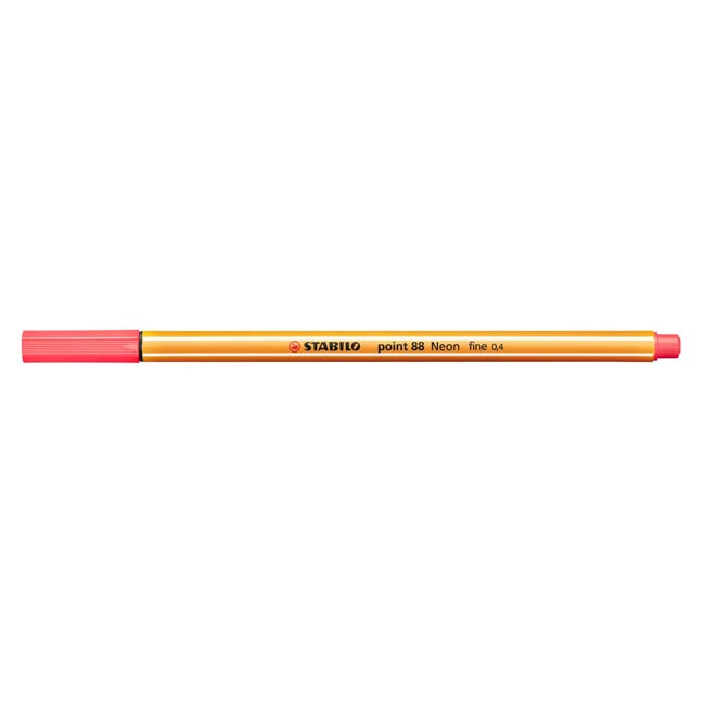 Flomaster Stabilo point 0,4mm 040 neon crveni