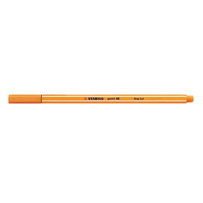 Flomaster Stabilo point 0,4mm 88/54 oranž
