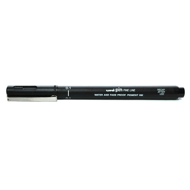 Flomaster Uniball 0,1mm crni