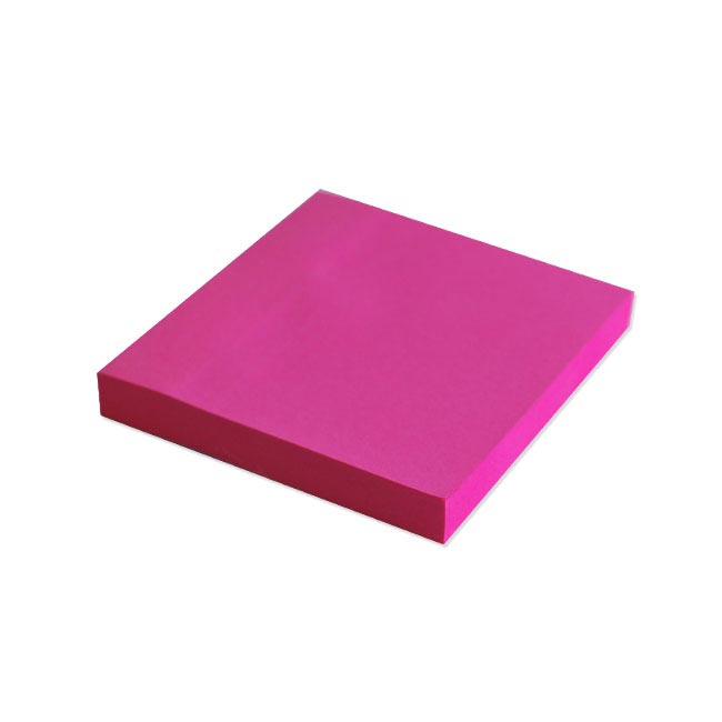 Info notes 75*75 neon roze