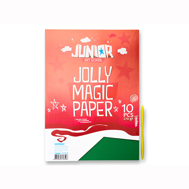 Magični papir Jolly metalic 136090