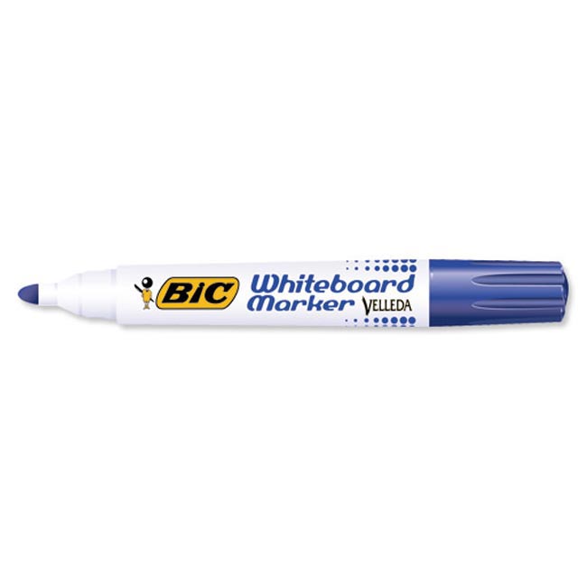 Marker Bic za belu tablu velleda plavi