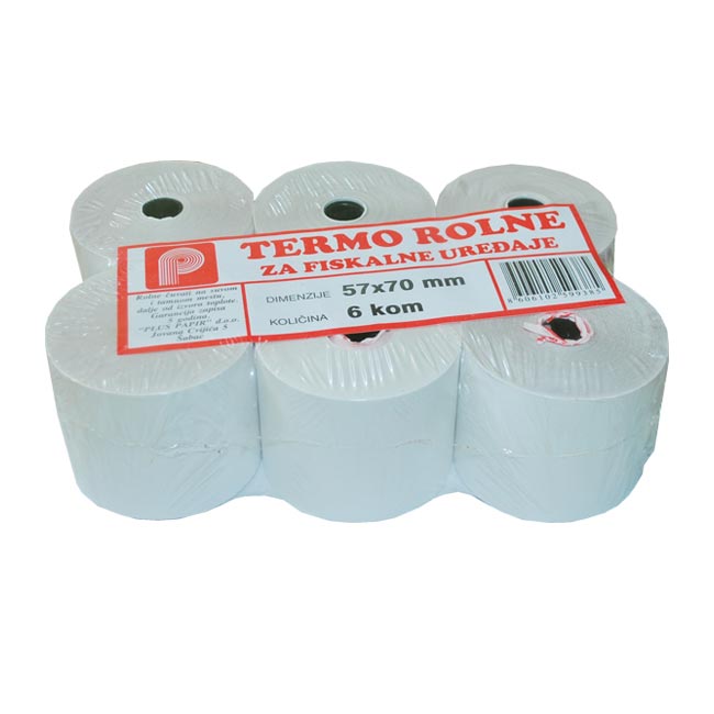 Termo rolna 57mm-70mm, dužina 65m