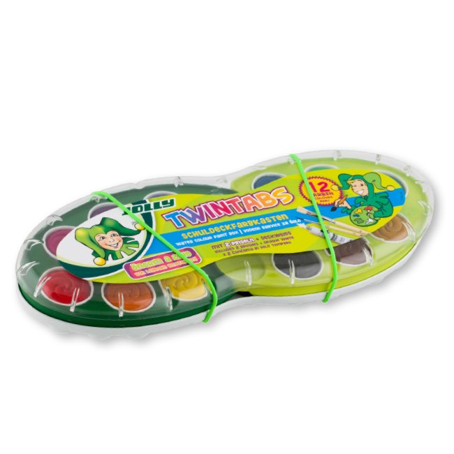 Vodene boje Jolly 1/12 Twintabs plastična kutija 9335-0005