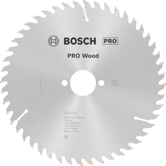 Bosch PRO Wood list kružne testere 190x2.6x30 mm 48z ATB max 8.000 o/min (2608640617)