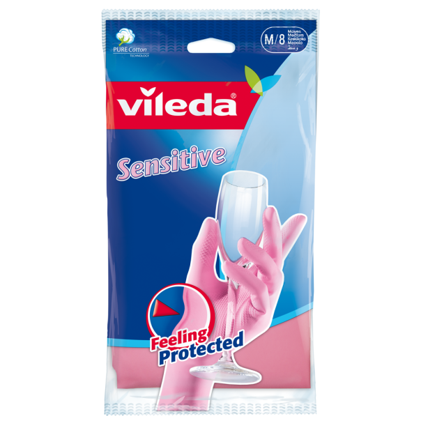 VILEDA Rukavice sensitive-M