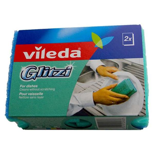 VILEDA Sunđer Glitzi teflon 2/1