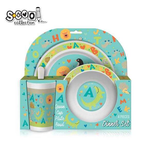 S-COOL Set za jelo Baby Letters sc1599