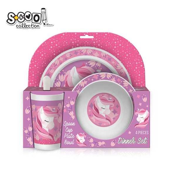 S-COOL Set za jelo Baby Unicorn sc1600