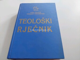 Teološki riječnik Karl Rahner Herbert Vorgrimler