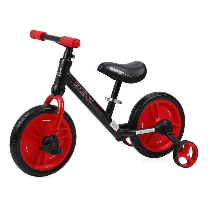 LORELLI BICIKL BALANCE BIKE ENERGY 2 in1 BLACK&RED