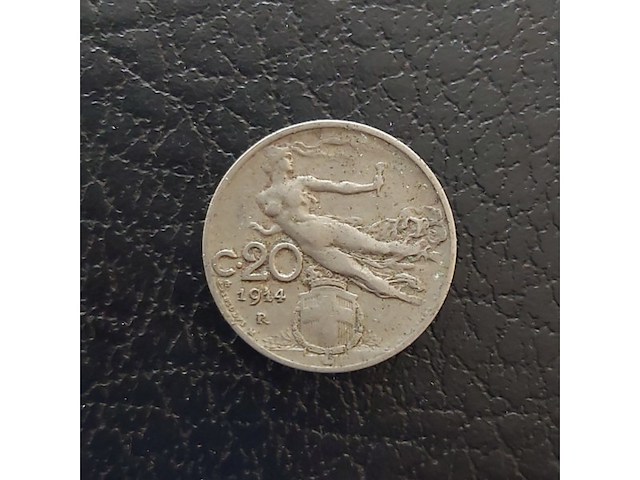 Italy 20 CENTESIMI 1914