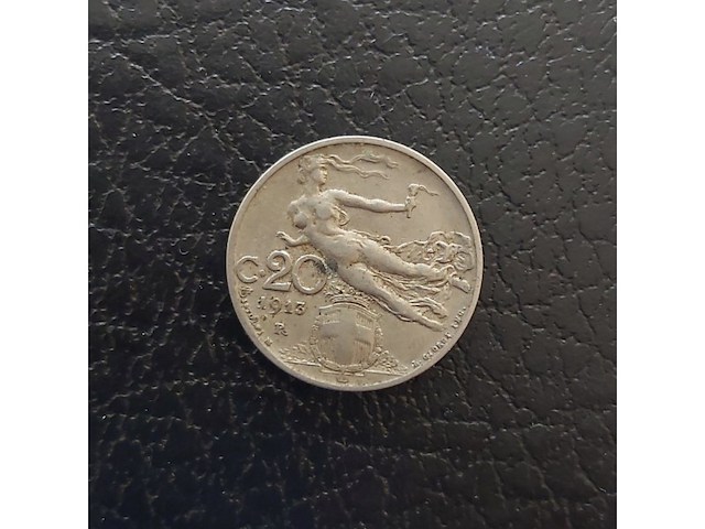 Italy 20 CENTESIMI 1913