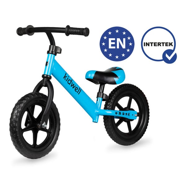 Bicikl bez pedala Fleet QKIDS 7061 – sivi-trouglovi