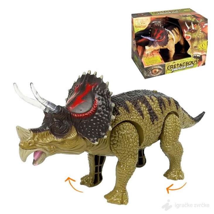 Dinosaurus koji hoda TRICERATOPS