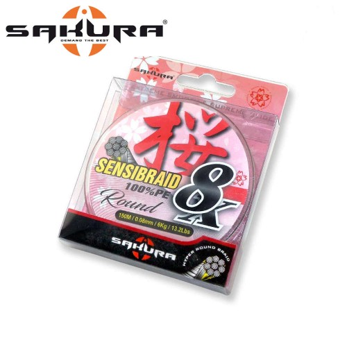 Sakura Sensibraid 8X 150m - Fluo