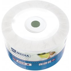 MYMEDIA DVD-R 4.7GB 16X 50PK WRAP PRINT 23-118MM 69202