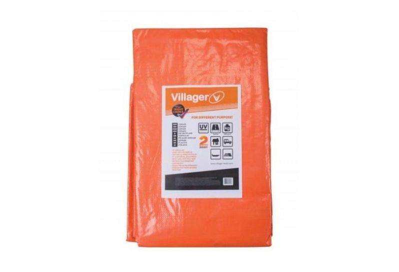 Cerada zaštitna narandžasta 120 gr UV 4 x 6 m Villager