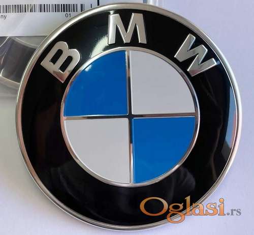 BMW znak 82 mm originalni reljefni BMW i ostale dimenzije