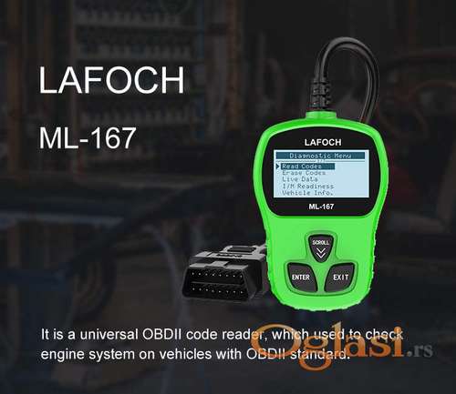 Dijagnostika za auto Lafoch ML-167 OBD II