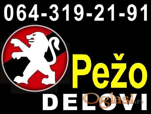 Pežo DELOVI Peugeot 106 107 205 206 207 305 306 307 309 405 406 407 605 607 806 807 Expert Partner Ranch