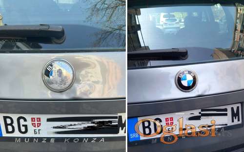 Zadnji znak BMW X3 E83, X5, X6 E70, E71 reparacija