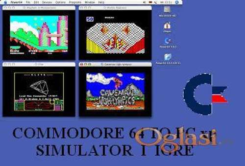 COMMODORE 64 NA VASEM PCxp SIMULATOR I IGRICE