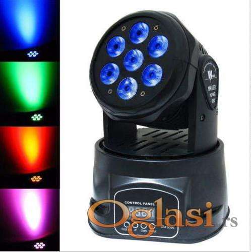 Led Roto Glava 7x10w mini led moving head