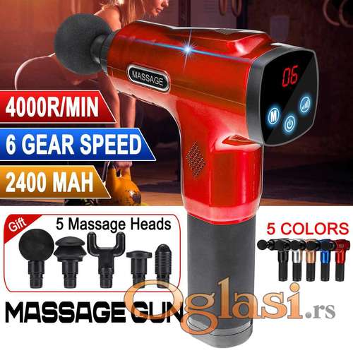 Masazer Pistolj Fascial Muscle Gun 80w sa displejem