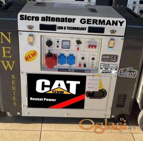 Agregat besumni Cat 12Kw dizel trof-mon