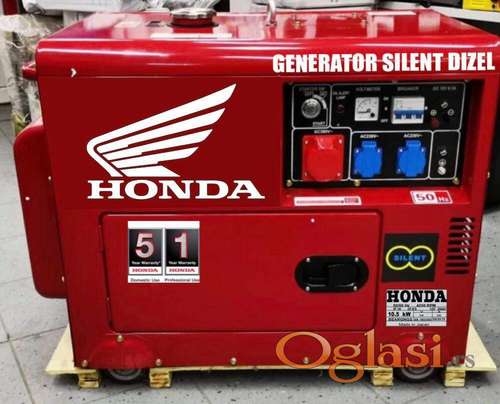 Agregat Honda besumni 10,5 Kw t/m dizel