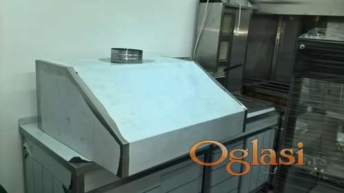 Hauba inox 1m sa filterima