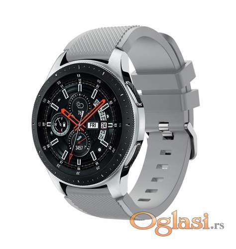 Siva narukvica Galaxy Watch Huawei Watch 20mm i 22mm