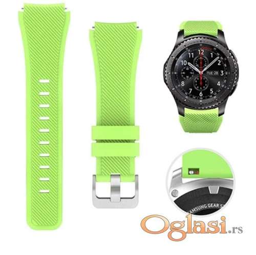 Zelena narukvica silikonska Samsung galaxy watch 46 mm