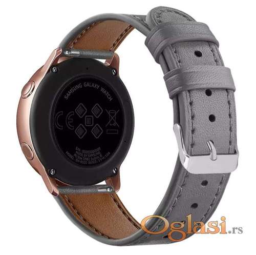 Narukvica Samsung Galaxy Watch Active (kozna siva)