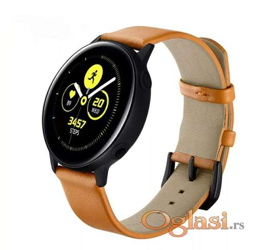 Narukvica Samsung galaxy watch (izrada od koze, braon boja)