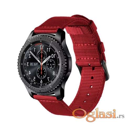 Samsung gear s3 frontier platnena narukvica (red)