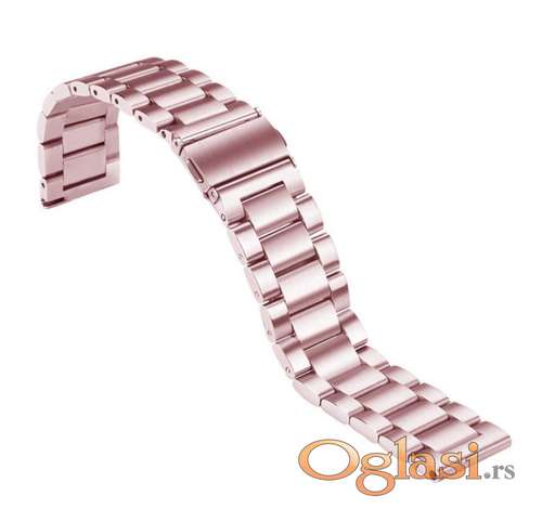Rose pink metalna narukvica za Huawei smart watch