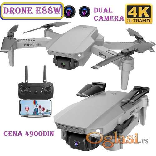 Dron E88W PRO 2021 WIFI FPV RC 4K/Dual