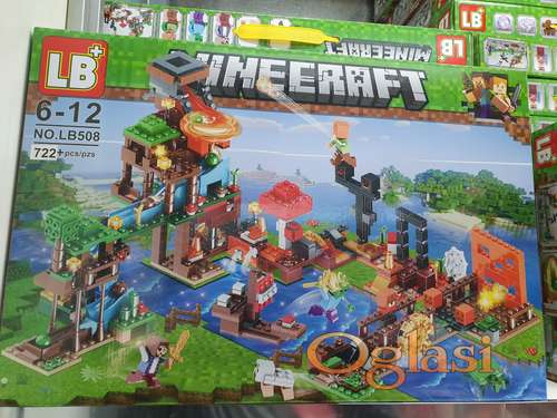 Minecraft lego kocke 722 delova