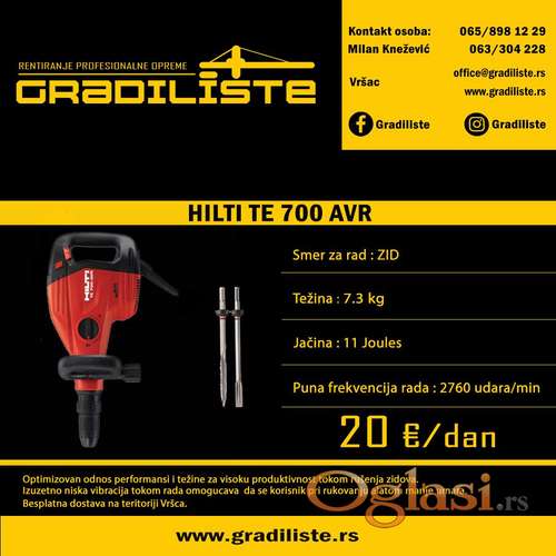 Hilti Te 905 AVR -- Mali oglasi i prodavnice # 